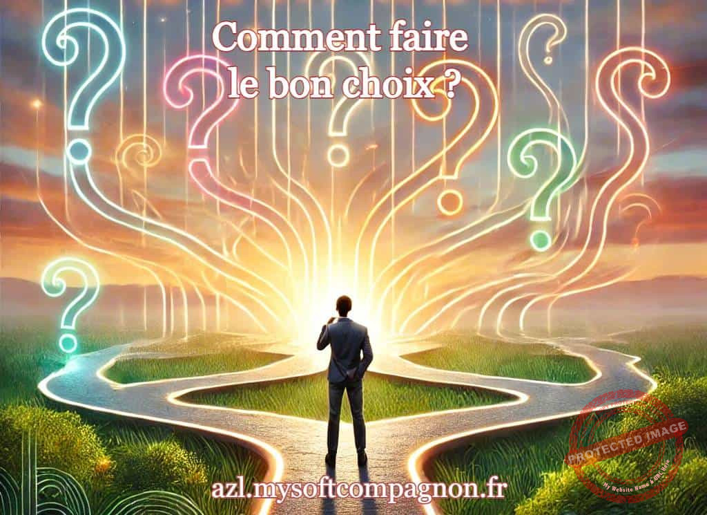 Comment Faire Le Bon Choix Et Transformer Votre Vie Pro